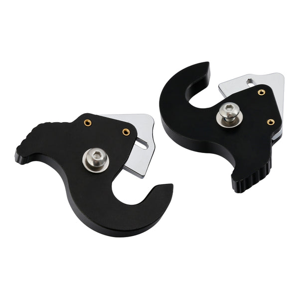 Black Sissy Bar Luggage Rack Docking Latch Clip Kit Fit For Harley Tou ...