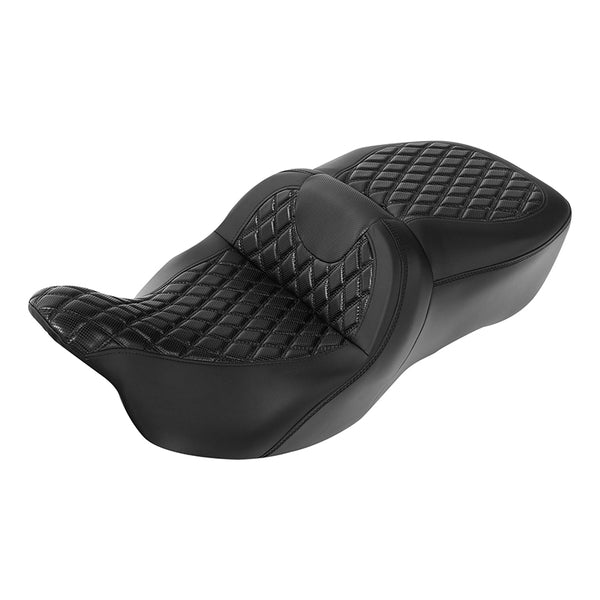 C.C. RIDER Touring Seat 2 Up Seat Driver Passenger Seat For Harley CVO ...