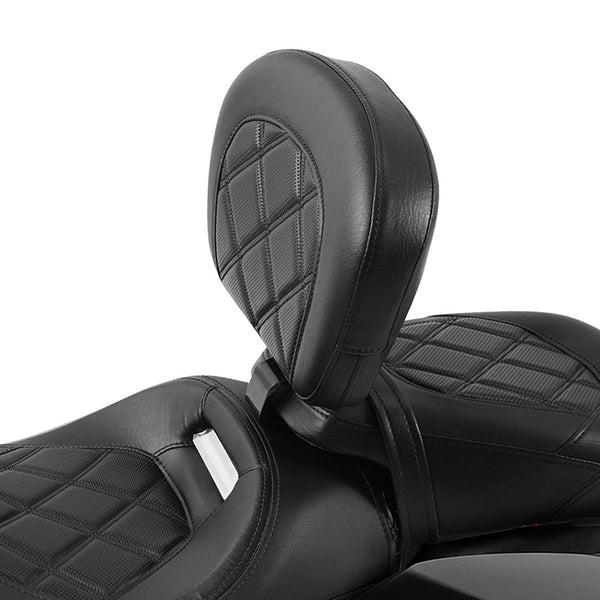 C.C. RIDER Rider Backrest Driver Backrest Pad For Harley Touring CVO S ...