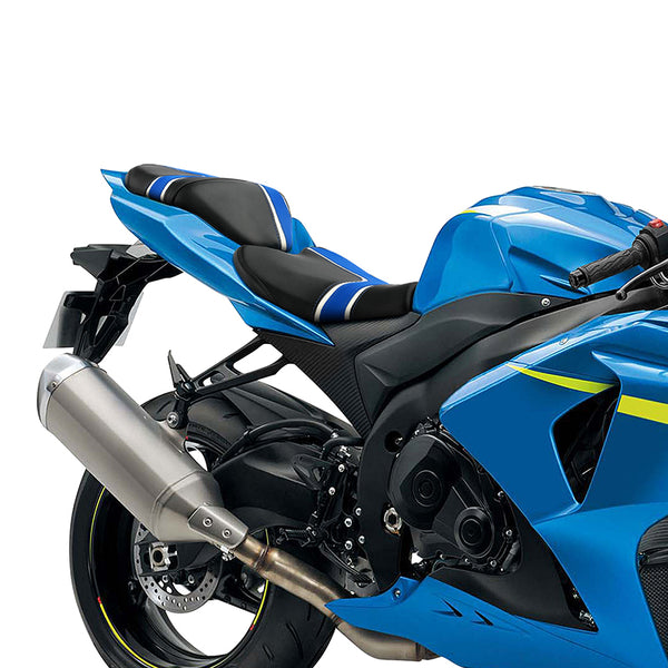 C.C. RIDER Front And Rear Seat With Black Blue Design For SUZUKI GSXR1 ...