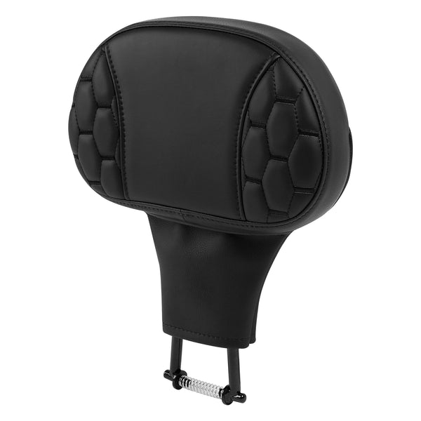 C.C. RIDER Rider Backrest 2 Up Seat Driver Backrest Pad For Harley Tou ...