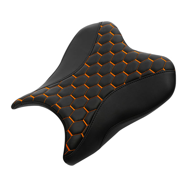 C.C. RIDER YZF R6 Front And Rear Seat Fit For YAMAHA R6 Black Honeycom ...