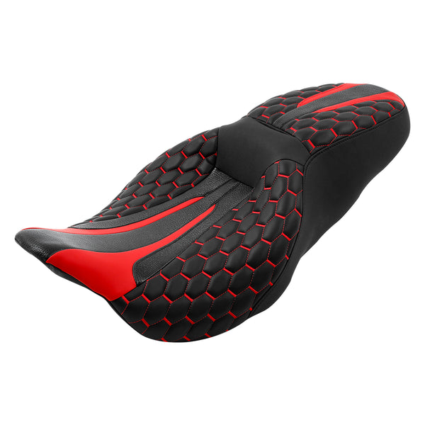 C.C. RIDER Touring Seat 2 up Seat Driver Passenger Seat For Harley Tou ...